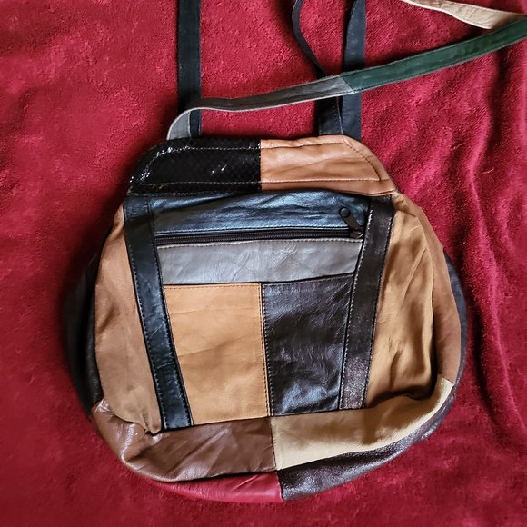 Bags | Multicolor Genuine Leather Bag | Poshmark